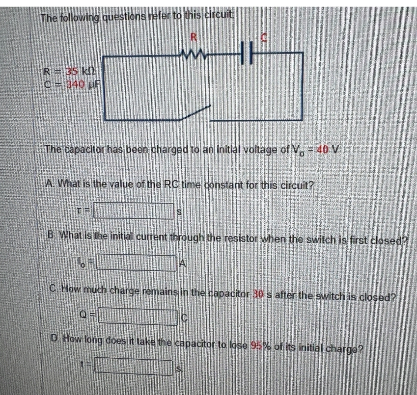 The following questions refer to this | Chegg.com
