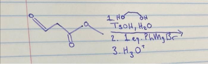Solved 1. HOOH 2. 1 eq.PhMg → 3. H3O4 | Chegg.com