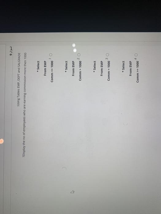 Solved Using Tables EMP, DEPT and SALGRADE Display the | Chegg.com