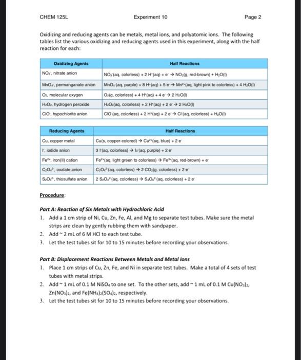 Solved Prelab Assignment 1. What types of observations would | Chegg.com