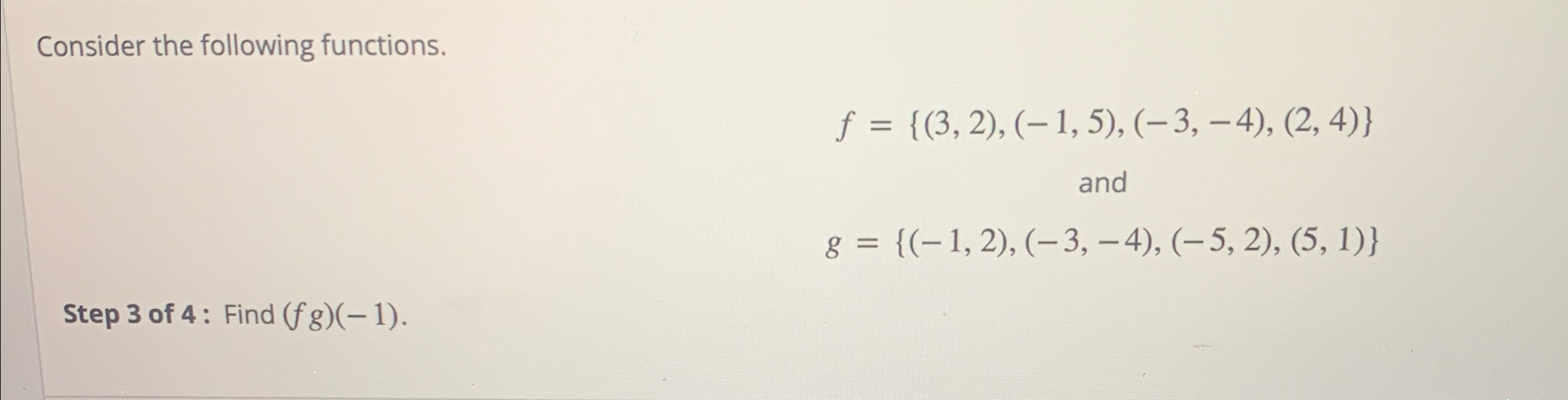 Solved Consider the following | Chegg.com