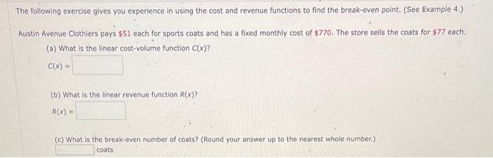 Solved The following exercise gives you experience in using | Chegg.com