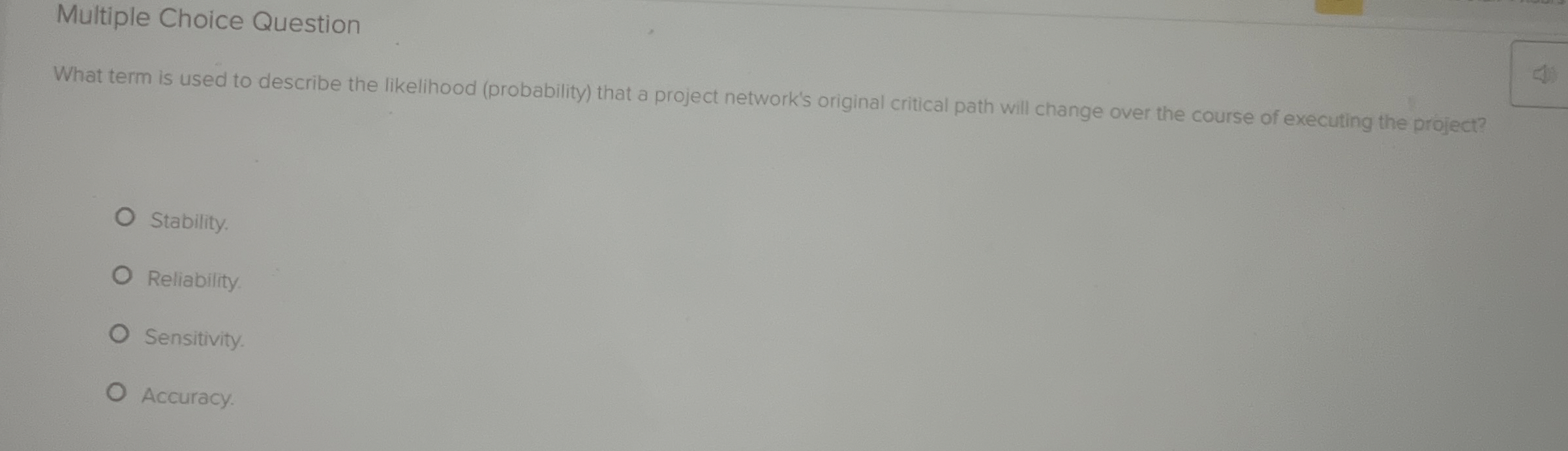 Solved Multiple Choice QuestionWhat term is used to describe | Chegg.com
