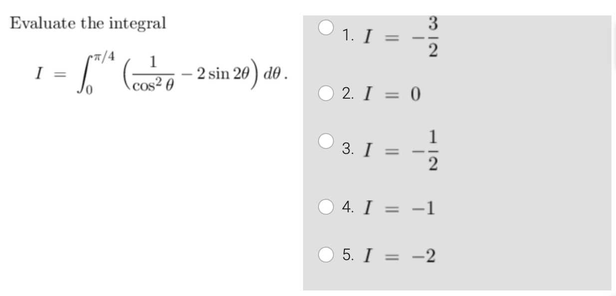 Solved Evaluate the | Chegg.com
