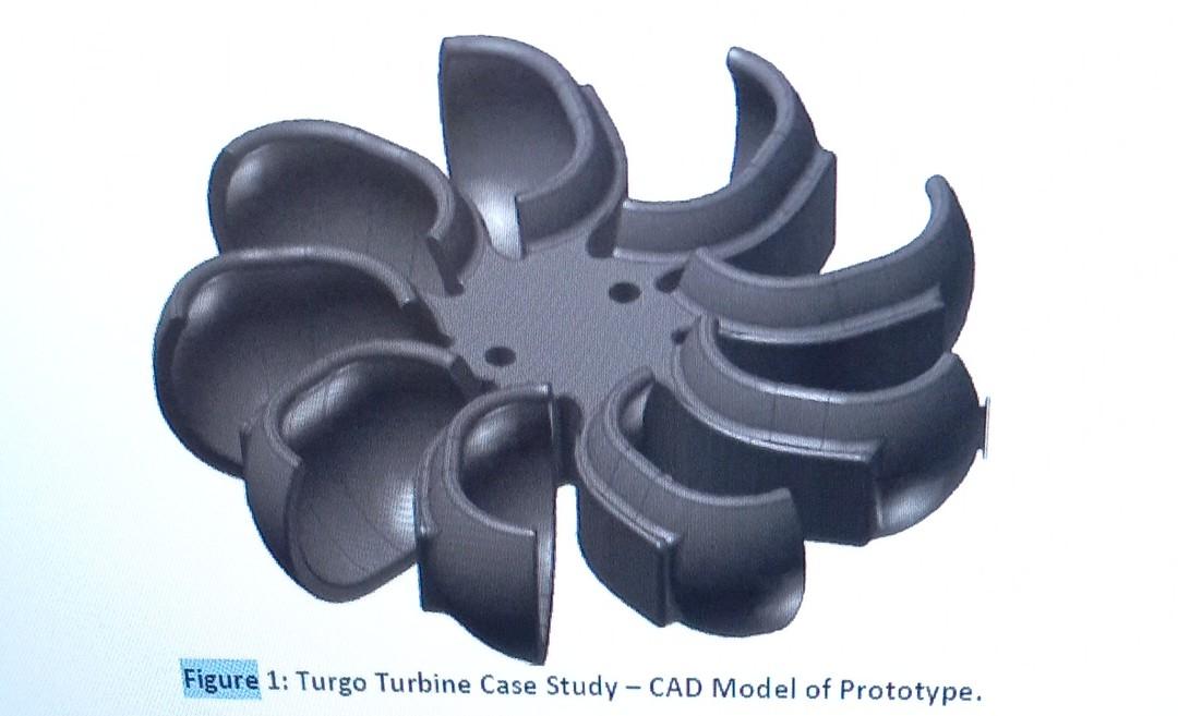 Solved Question 2 Figure 1, shows a 3D CAD model of a turgo | Chegg.com