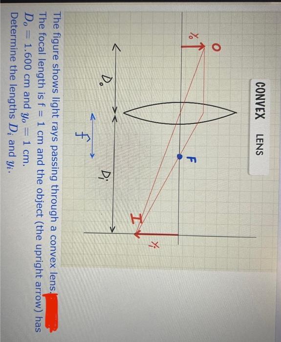 Solved CONVEX LENS The figure shows light rays passing | Chegg.com