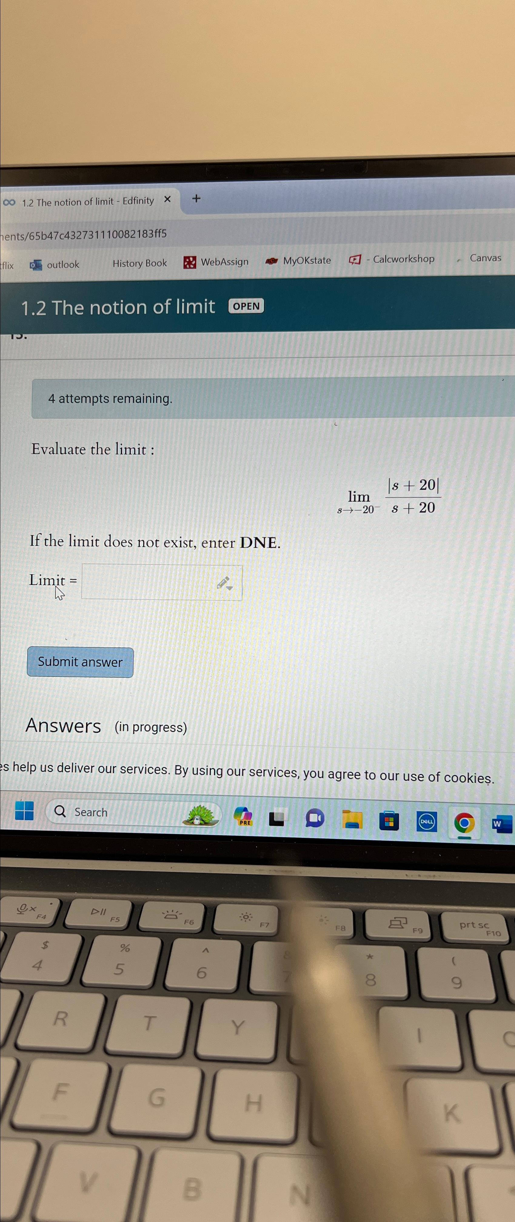 Solved 1.2 ﻿The notion of limit - | Chegg.com