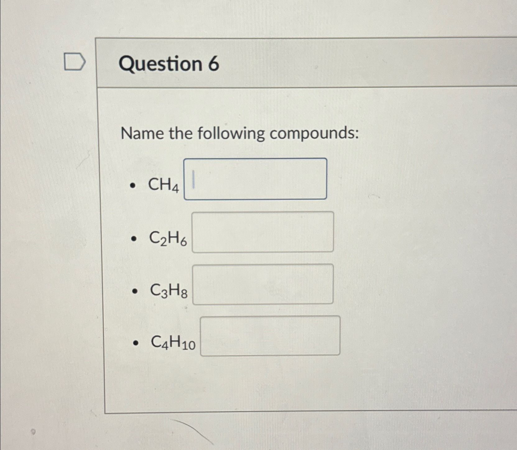 Solved Question 6Name the following | Chegg.com
