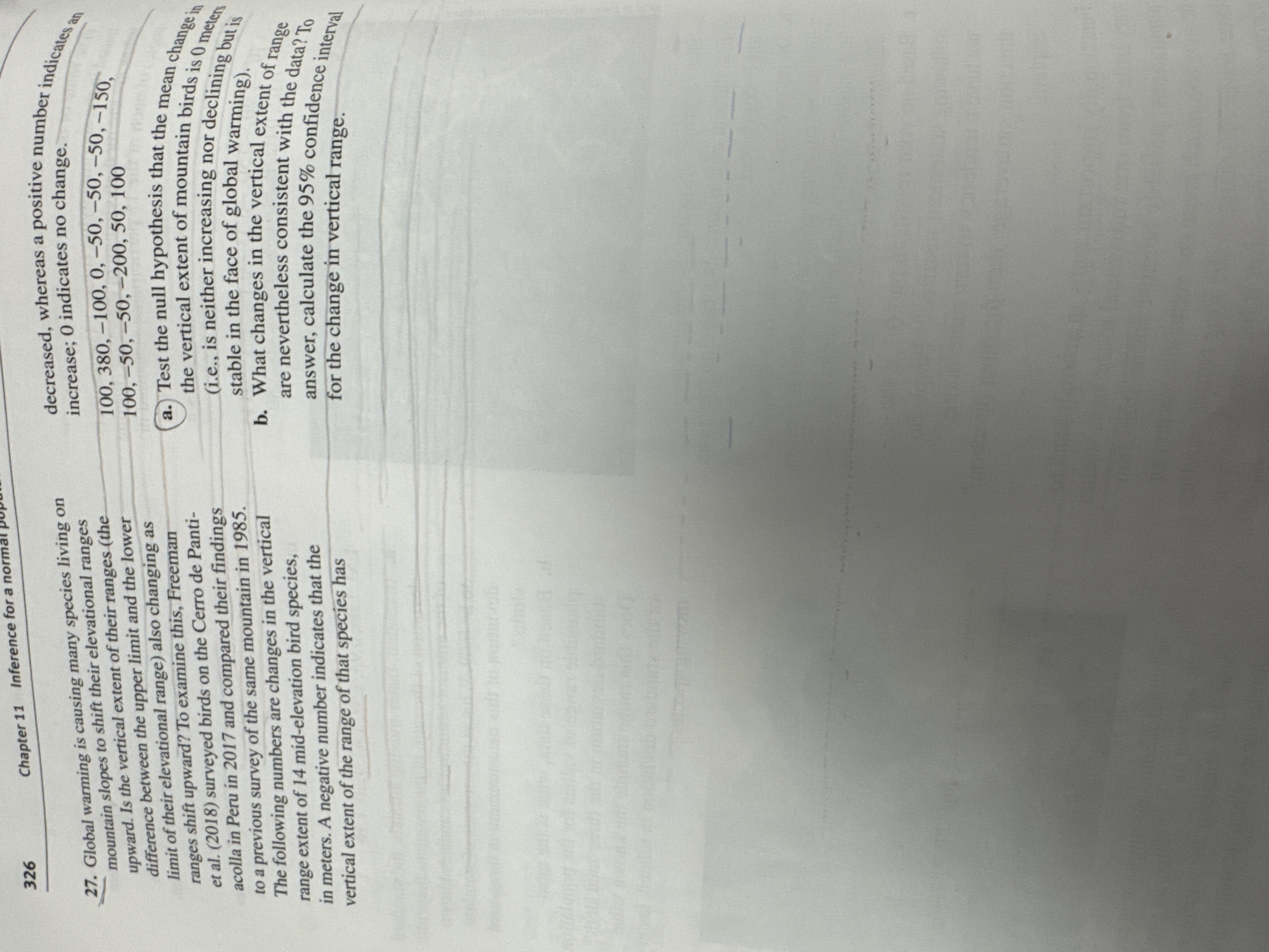 Global warming is ﻿causing many species living | Chegg.com