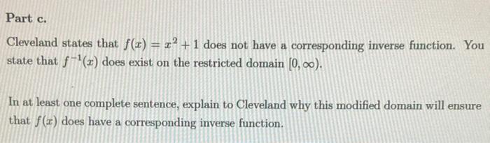 Solved In at least one complete sentence explain to | Chegg.com