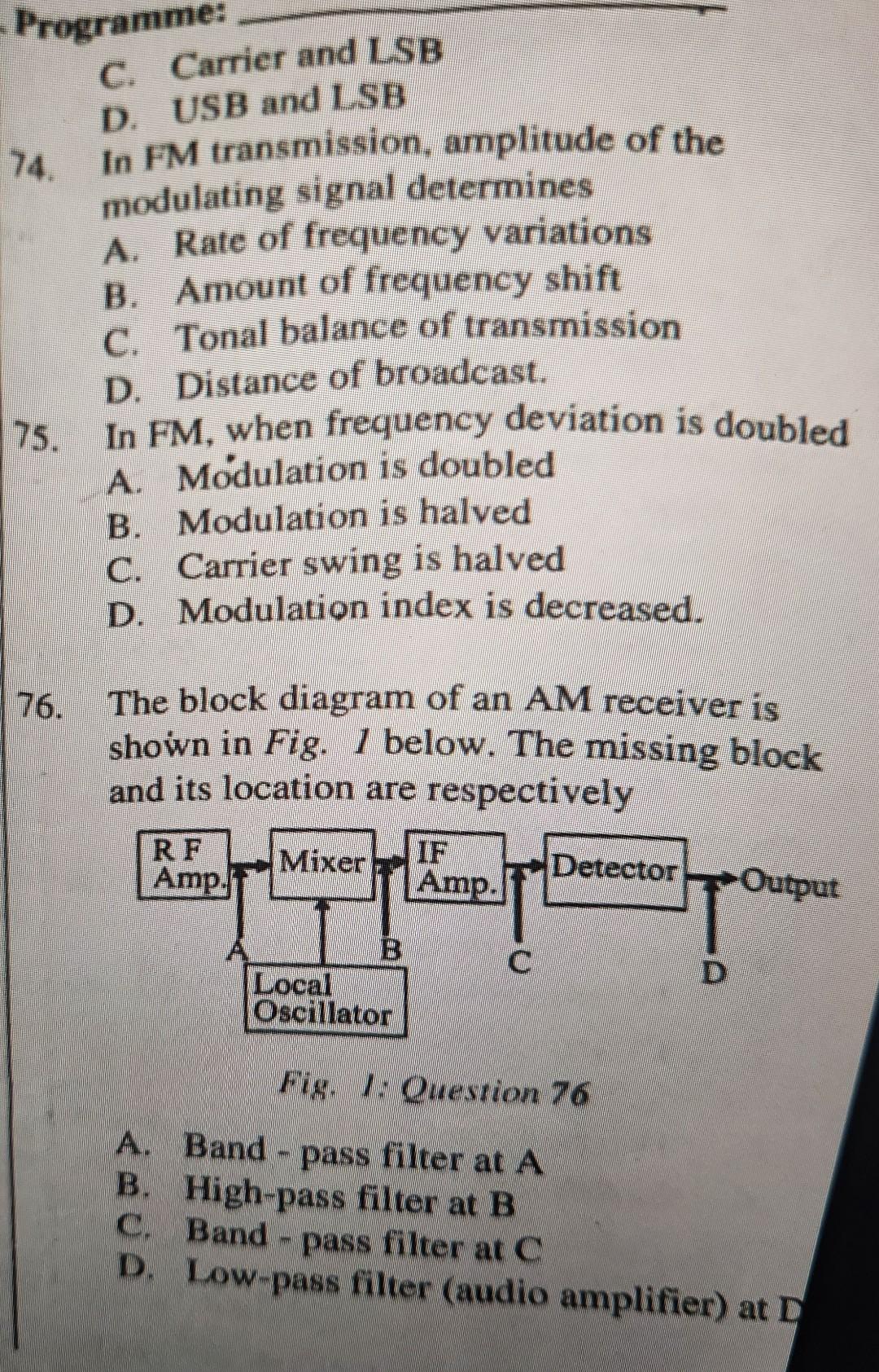 Solved 1. Indicate whether the following is true or false: | Chegg.com
