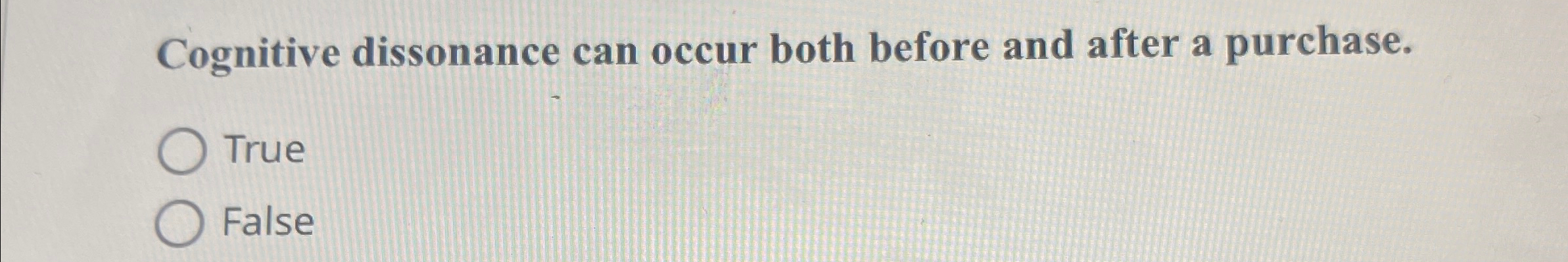 Solved Cognitive dissonance can occur both before and after | Chegg.com