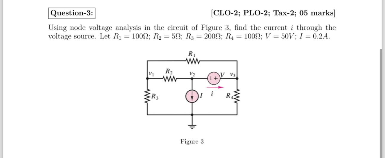 Solved Question-3:[CLO-2; PLO-2; Tax-2; 05 ﻿marks]Using node | Chegg.com