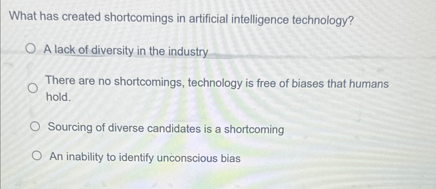 Solved What has created shortcomings in artificial | Chegg.com