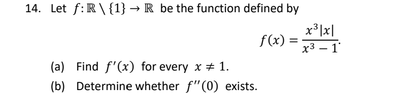 Solved by an EXPERT Let f:R??{1}→R ﻿be the function defined | Chegg.com
