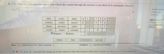 Solved Class Management | Help HW 7: Circuits Begin Date: | Chegg.com
