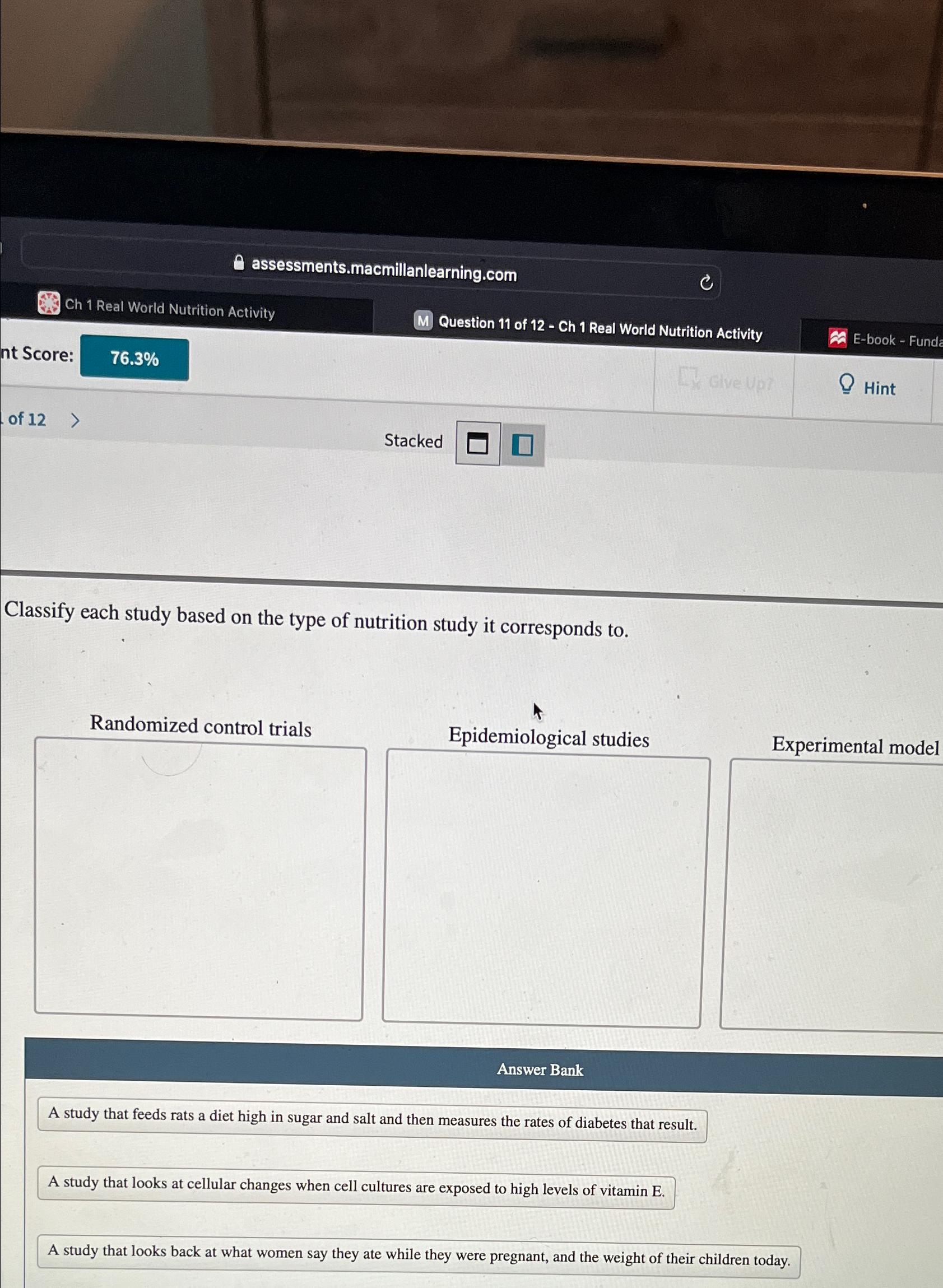 Solved assessments.macmillanlearning.comCh 1 ﻿Real World | Chegg.com