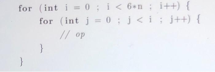 Solved for (int i = 0; i