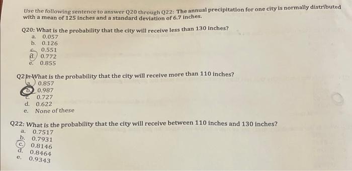 Solved Use the following sentence to answer Q20 through Q22: | Chegg.com
