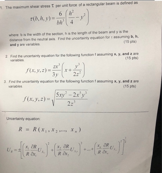 Maximum Shear Stress Formula For Rectangular Beam - The Best Picture Of ...