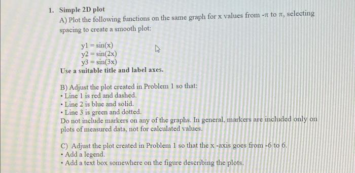 Solved please answer in SciLab script. A) Plot the following | Chegg.com Solved please answer in SciLab script. A) Plot the following | Chegg.com
