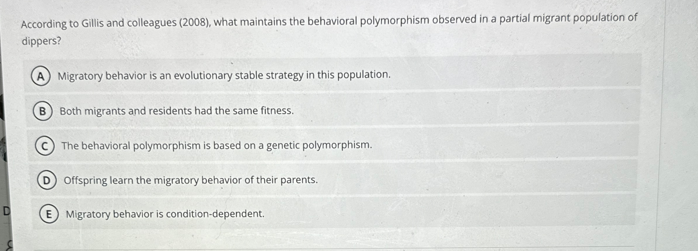 Solved According to Gillis and colleagues (2008), ﻿what | Chegg.com