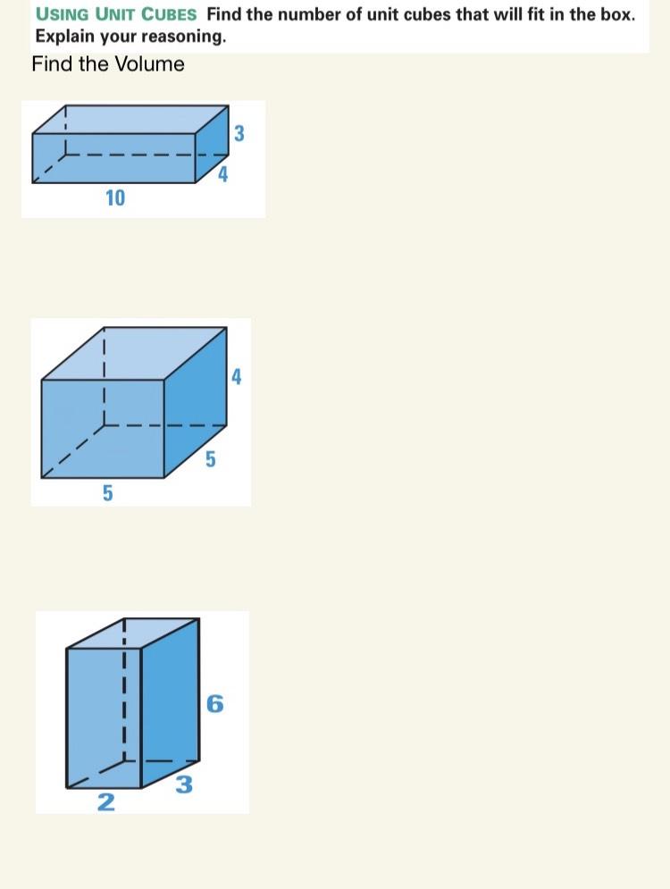 Solved USING UNIT CUBES Find the number of unit cubes that | Chegg.com