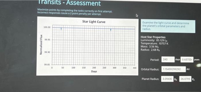 Solved Maximize points by completing the tasks correctly on | Chegg.com