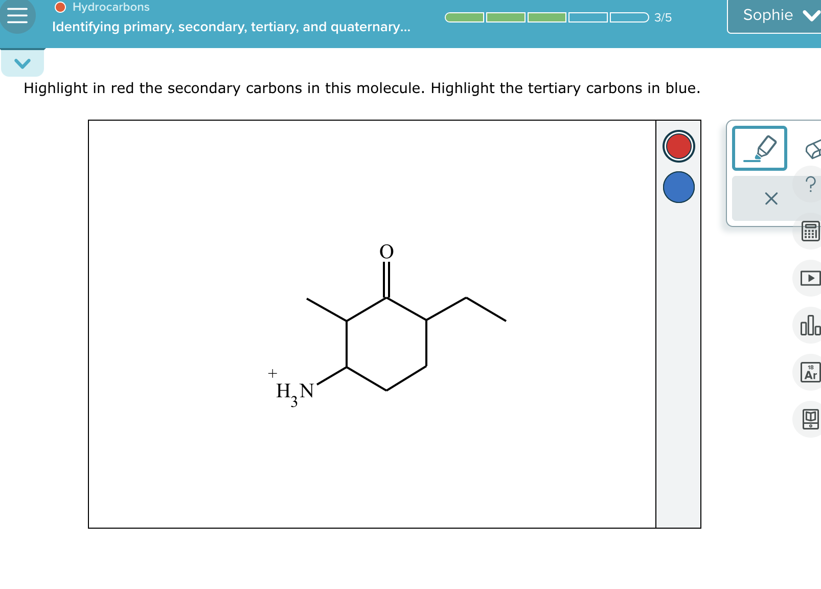 Solved Highlight In Red The Secondary Carbons In This