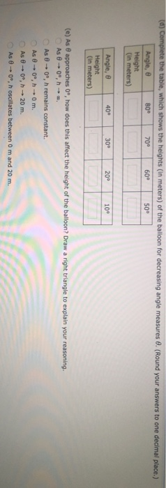 Solved A 20-meter line is used to tether a hellum-filled | Chegg.com