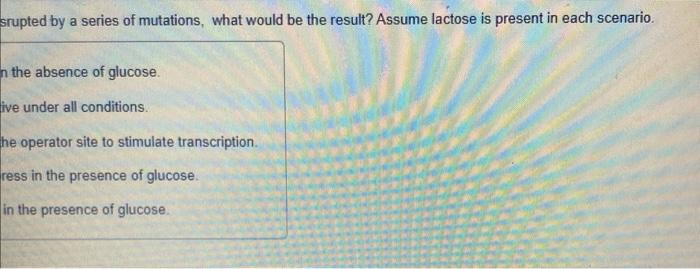 Solved If the CAP-binding site in the lac operon is | Chegg.com