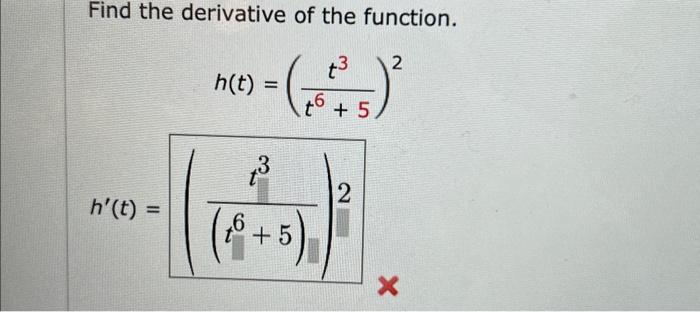 Solved Find the derivative of the trigonometric function. | Chegg.com