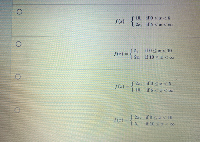 Solved What is the formula for the piecewise function shown | Chegg.com