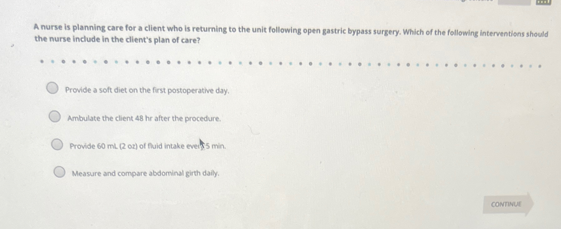 Solved A nurse is planning care for a client who is | Chegg.com
