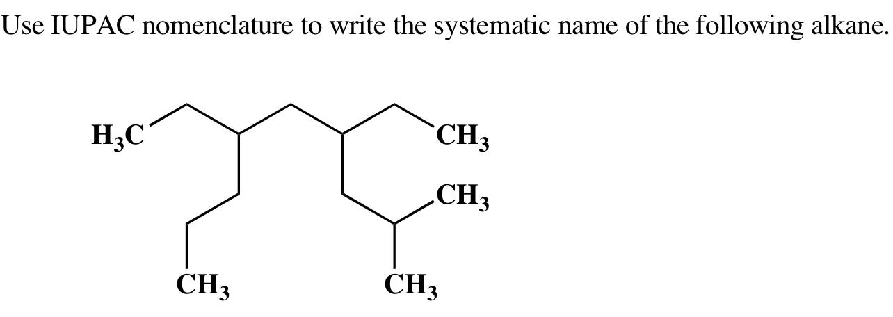 Solved Use IUPAC nomenclature to write the systematic name | Chegg.com