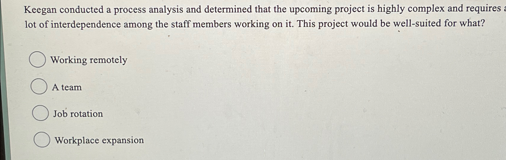 Solved Keegan conducted a process analysis and determined | Chegg.com