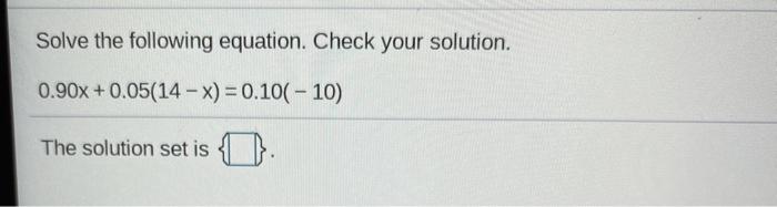 Solved Solve the following equation analytically. Check it | Chegg.com