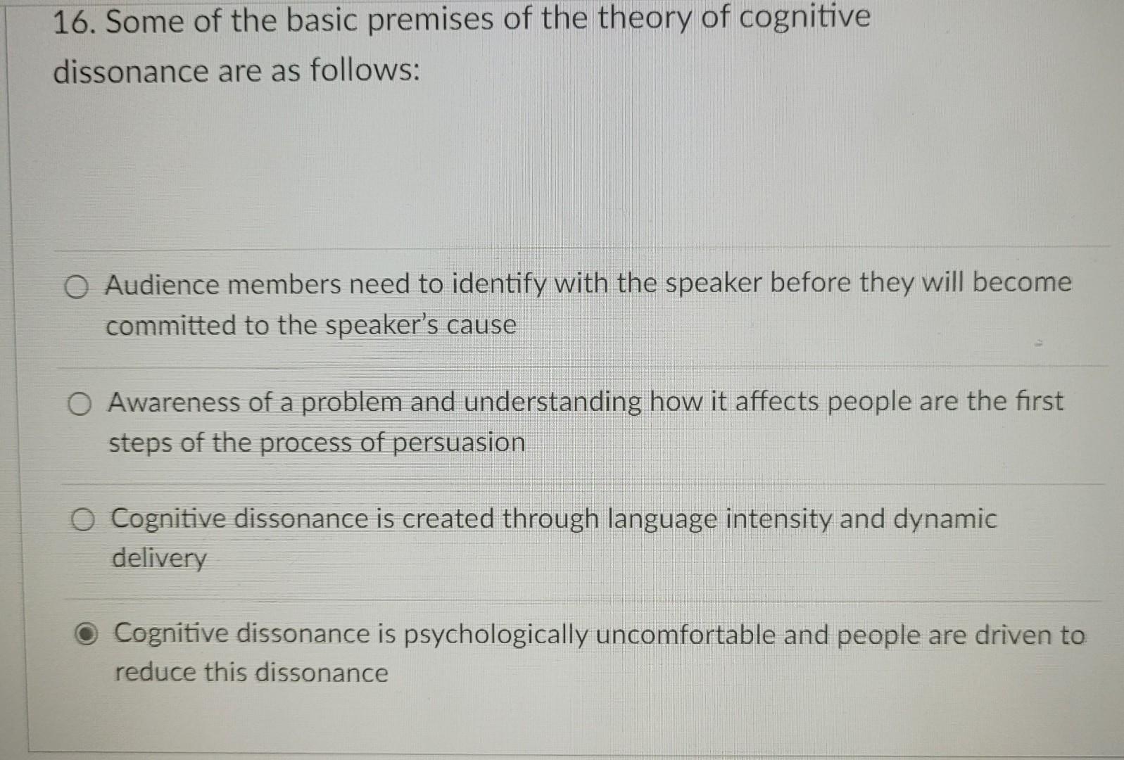 Solved 1. The problem-solution format for a speech to | Chegg.com