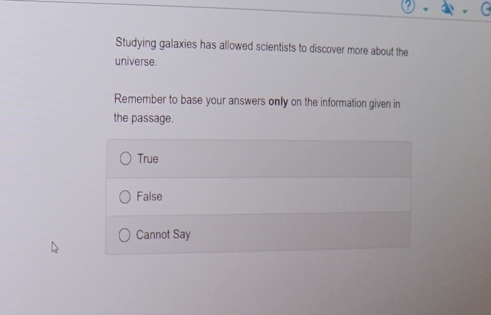 Solved Studying galaxies has allowed scientists to discover | Chegg.com