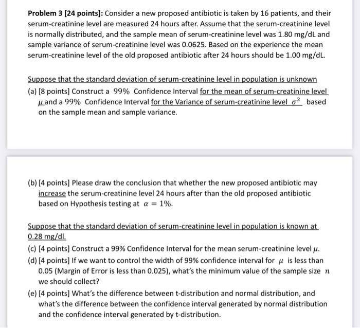 Solved Problem 3 [24 points]: Consider a new proposed | Chegg.com