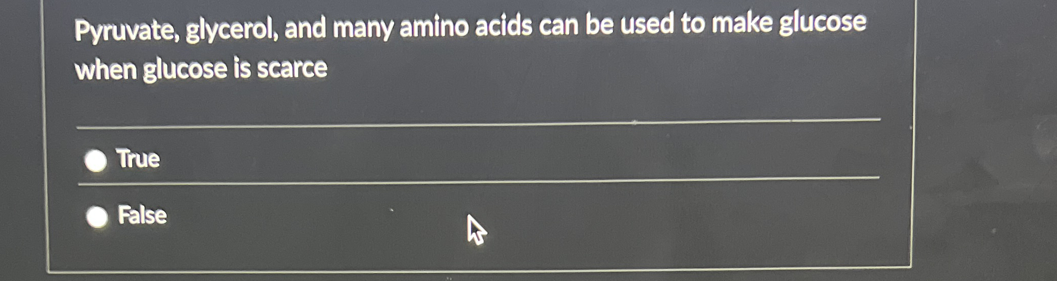 Solved Pyruvate, glycerol, and many amino acids can be used | Chegg.com