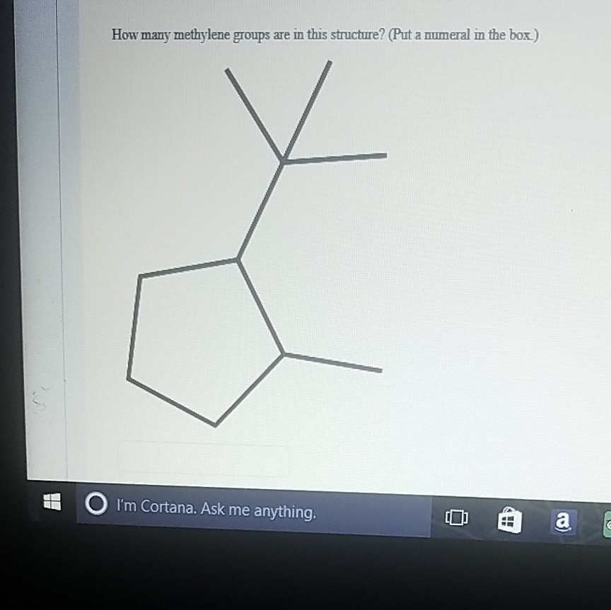 Solved How many methylene groups are in this structure? (Put | Chegg.com
