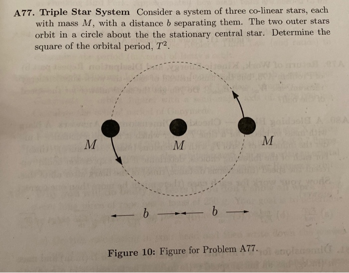 Solved A77. Triple Star System Consider a system of three | Chegg.com
