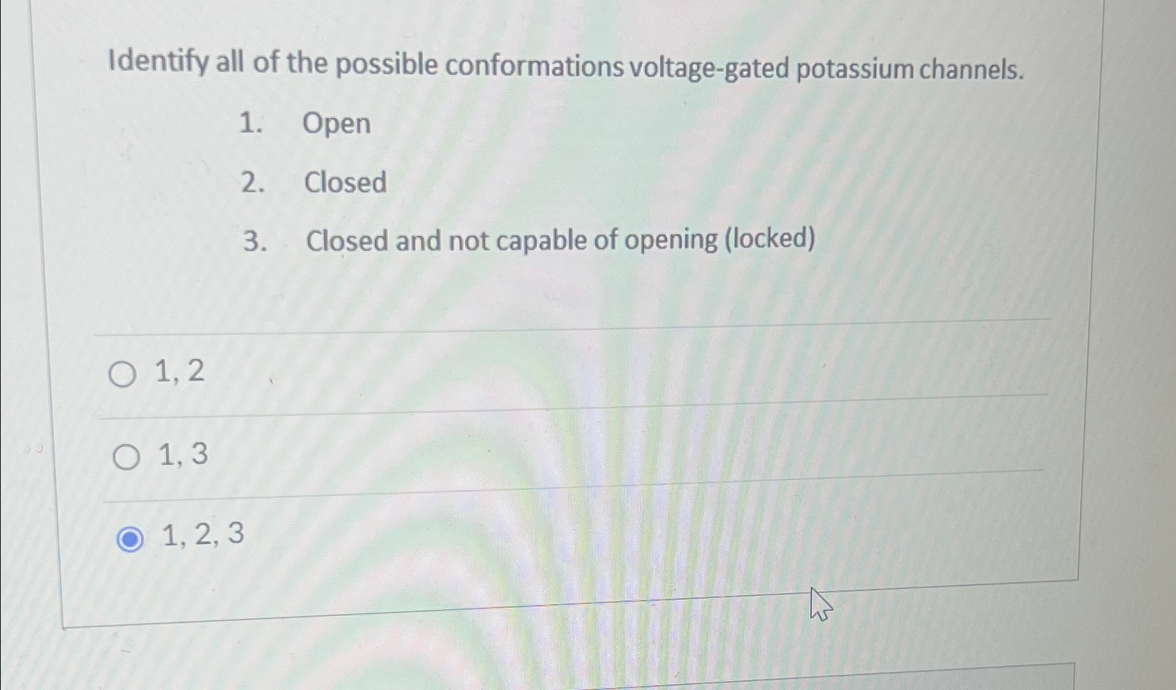 Solved Identify all of the possible conformations | Chegg.com