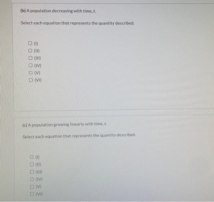 Solved (Multipart question) - For each description (a)-(c), | Chegg.com