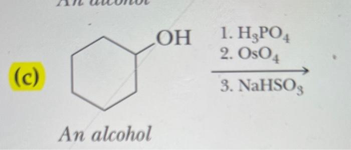 Solved 1. H3PO4 An alcohol | Chegg.com