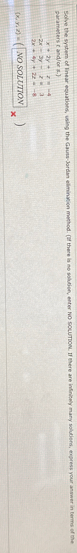 Solved parameters t ﻿and/or | Chegg.com