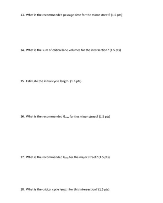 Solved The following figure show an intersection that will | Chegg.com