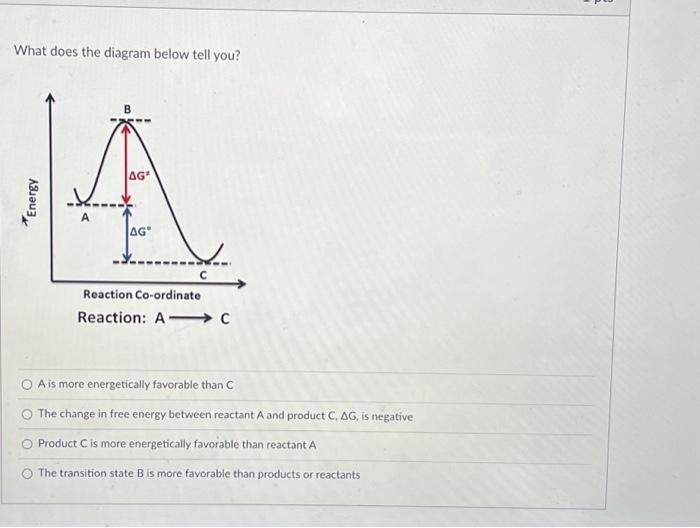 Solved What does the diagram below tell you? Energy B AG* A | Chegg.com