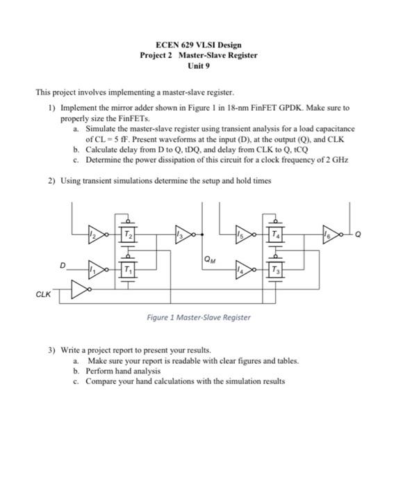 This project involves implementing a master-slave | Chegg.com